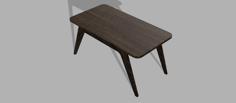 Mid Century Modern Coffee Table Leg Template - Files Only Ai Svg Pdf ...
