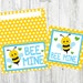 Bee Mine Valentine Tags and Bag Toppers. Instant Digital Download. Bee ...