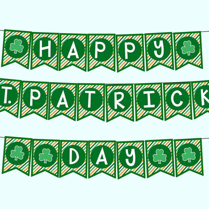 St Patricks Banner - Etsy