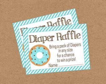 Baby Shower Sprinkle Diaper Raffle Instant Download Printable - Etsy