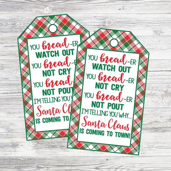 Bread Gift Tag - 60+ Gift Ideas for 2025