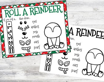 Roll a Reindeer - Etsy