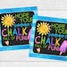 Printable Chalk Summer Tags. Hope Your Summer is Chalk Full of Fun. End ...