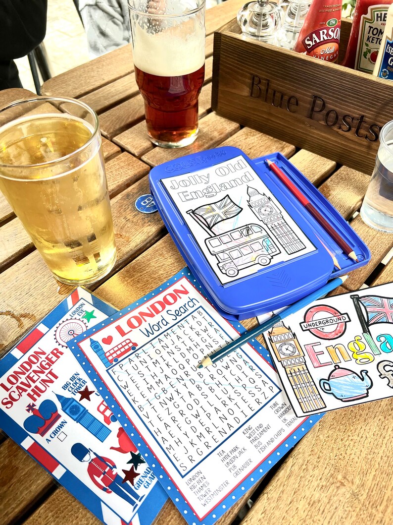 Printable London Word Search. Word Search for London, England Party ...