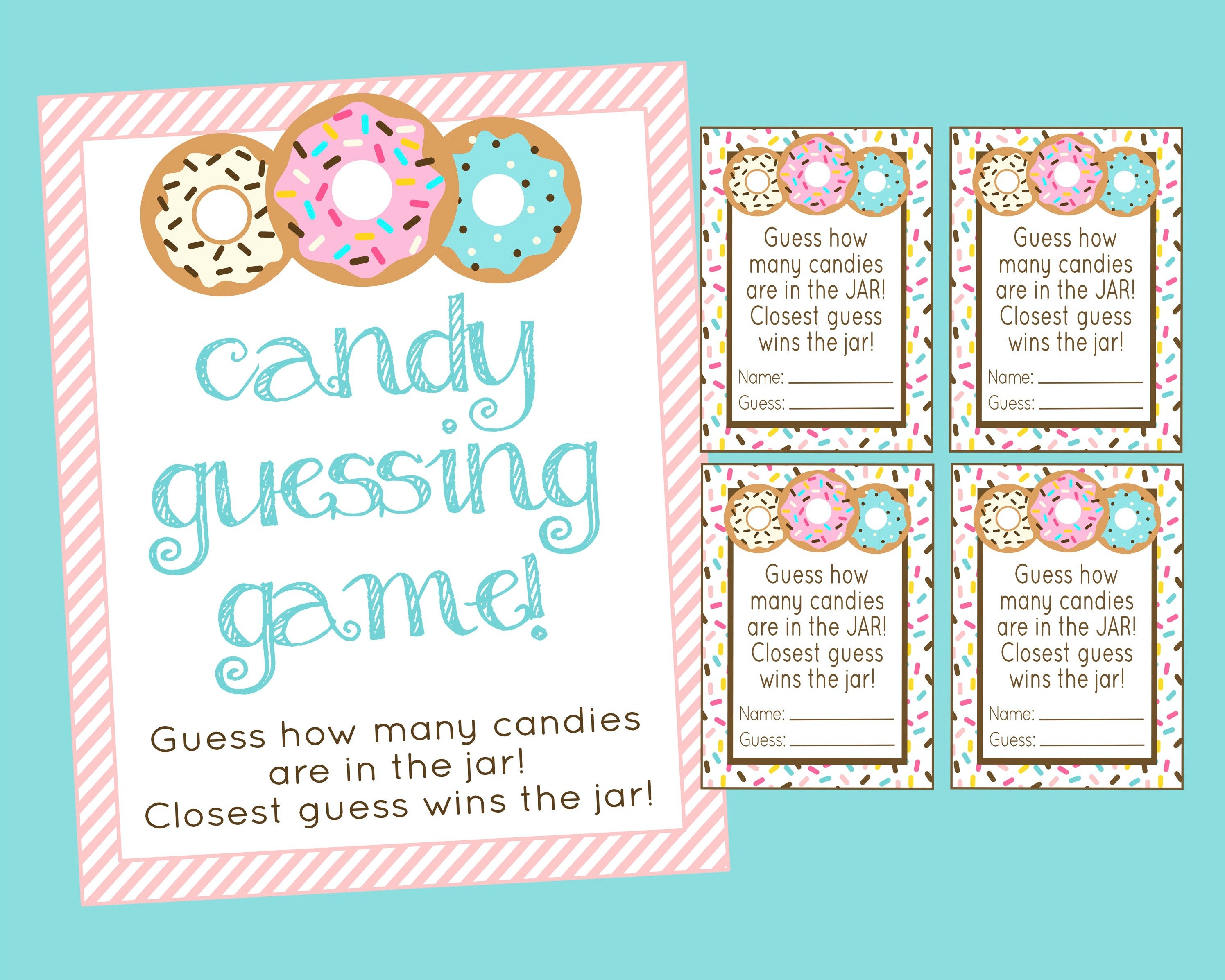 Juego De Adivinanzas De Dulces Para Baby Shower Con Mariquitas Imprimibles