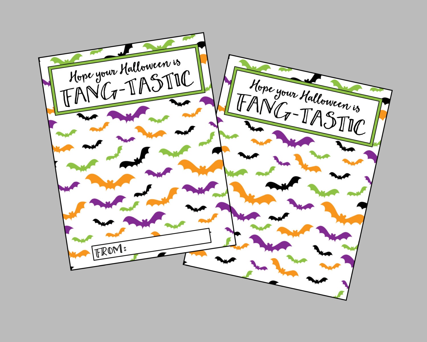 Printable Fang-tastic Halloween Card. Halloween Vampire Fang | Etsy Canada