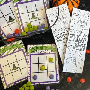 Printable Tic Tac Witches Toe Halloween Tic Tac Toe Game. Instant ...