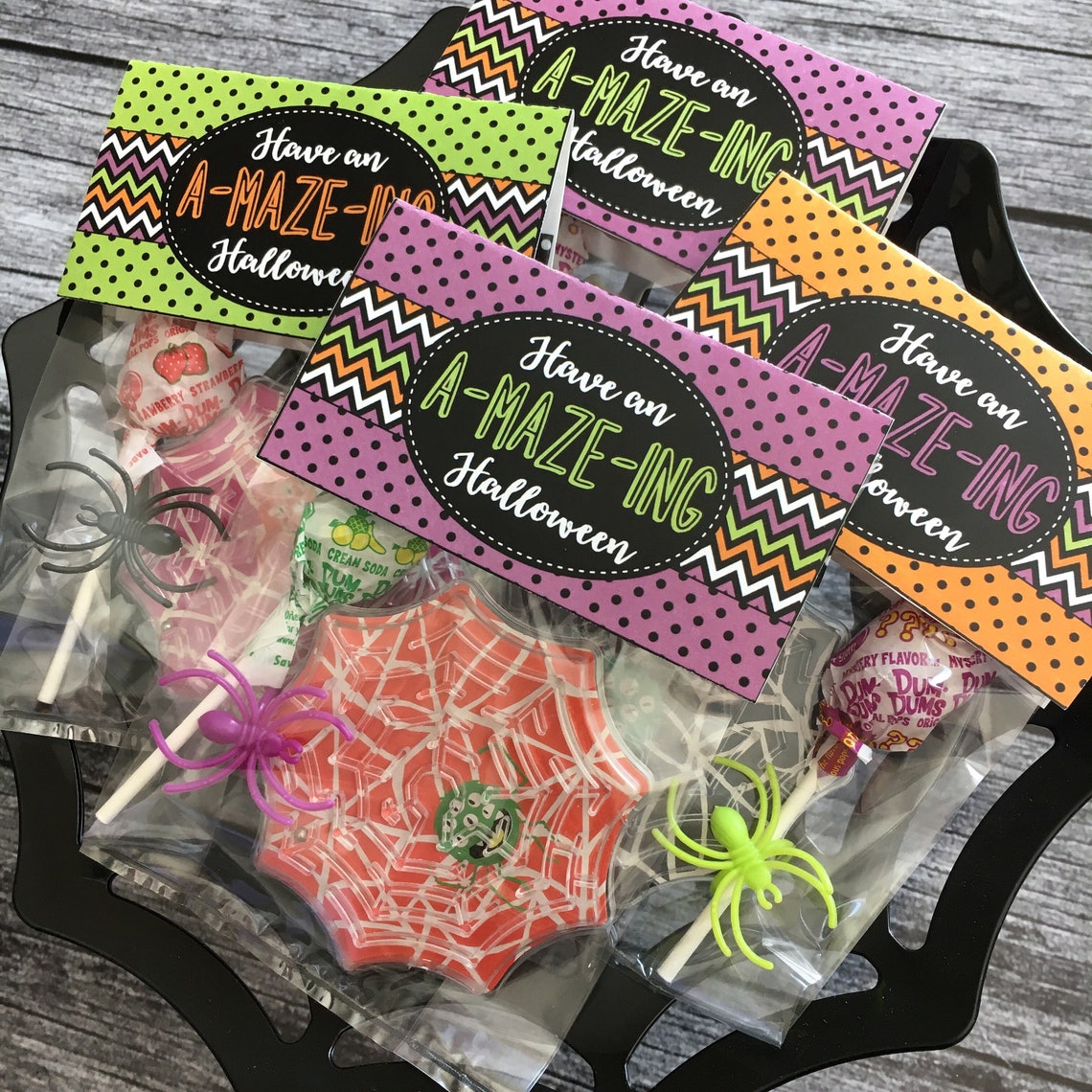Have an A-MAZE-ING Halloween! Halloween Maze Treat Tags and Bags ...