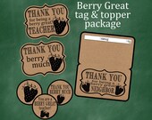 Berry Great Teacher Appreciation Thank You Mother's Day - Etsy