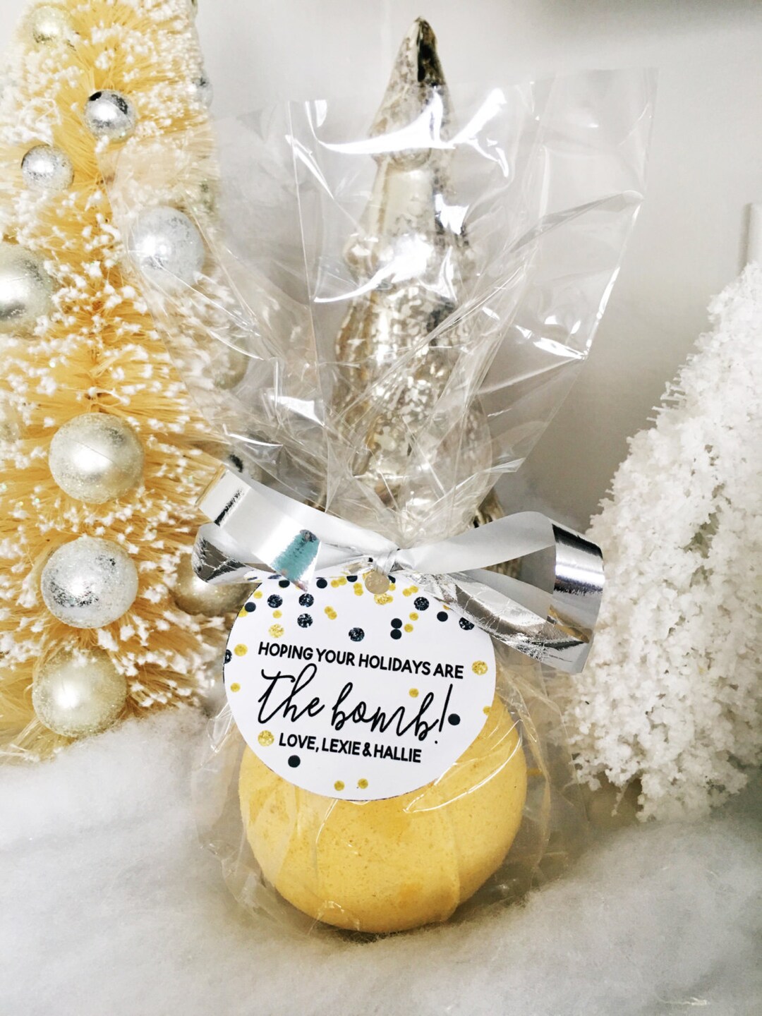 Printable Hoping Your Holidays Are the Bomb. Personalized Tags for Bath ...