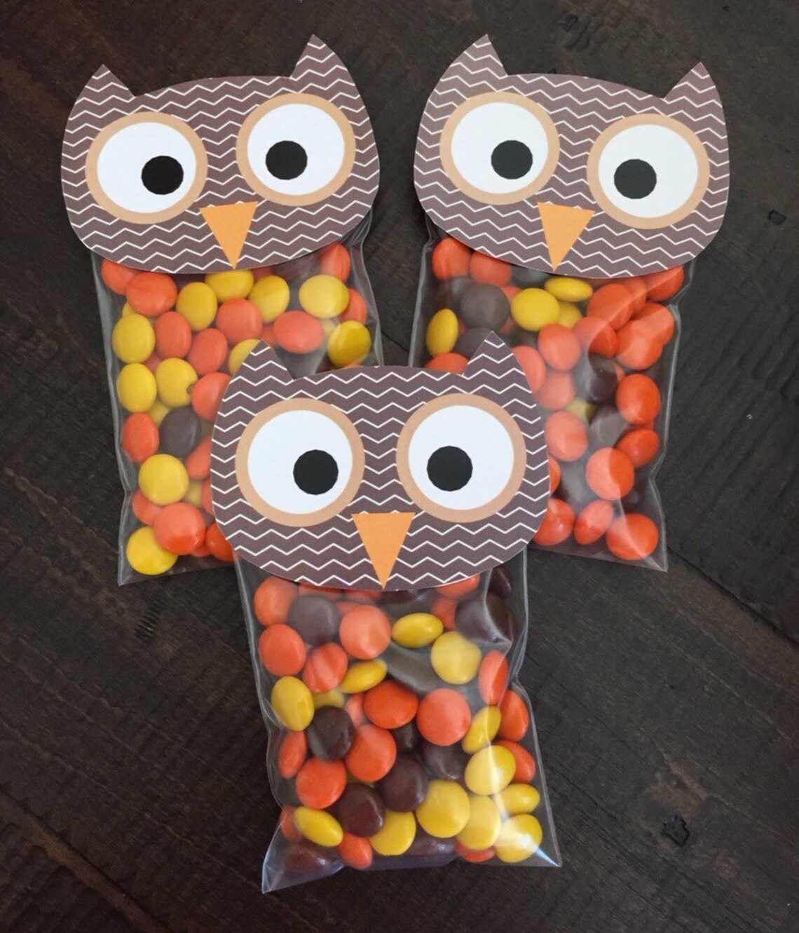 Owl Bag Topper. Perfect Party Favor for Fall Owl Woodland - Etsy