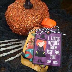 A Little Witches Brew Just for You! Halloween Tags. Perfect Apple Sauce ...