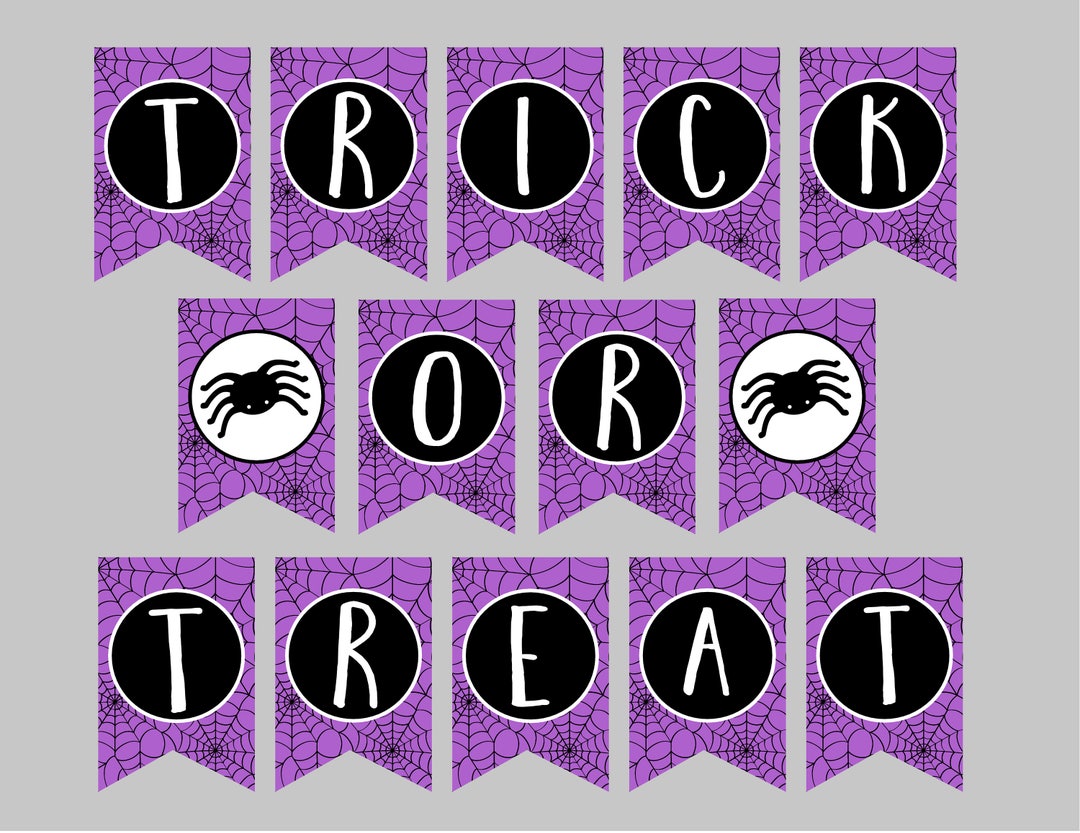 Prinable Halloween Banner. FULL ALPHABET, Happy Halloween, Happy ...