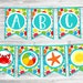 Printable Beach Party Banner Pack With Alphabet, Ages, Happy Birthday ...