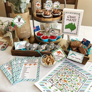 Australia Party Mini-package. Instant Digital Download. Perfect for ...