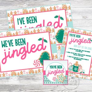 Printable You've Been Jingled Set. Instant Digital Download. - Etsy