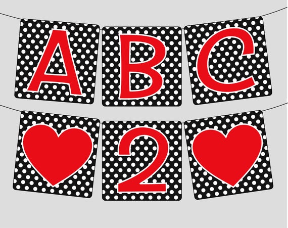 Black And White Polka Dot Banner