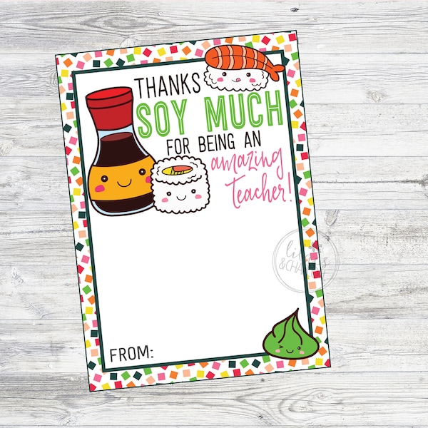 Sushi Card - Etsy
