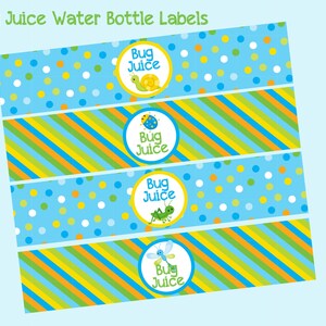Bug Juice Water Bottle Labels. Instant Digital Download. for Bug ...