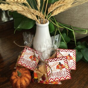 Gobble 'til You Wobble Thanksgiving Tags and Bag Toppers. Thanksgiving ...