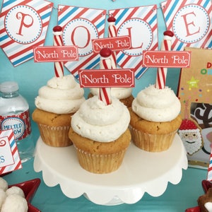 North Pole Party Decoration Package. Printable Party for Christmas ...