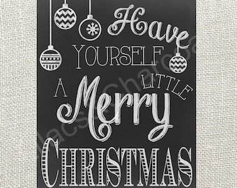 Printable Christmas Sign-8x10-instant Download-have a Holly - Etsy