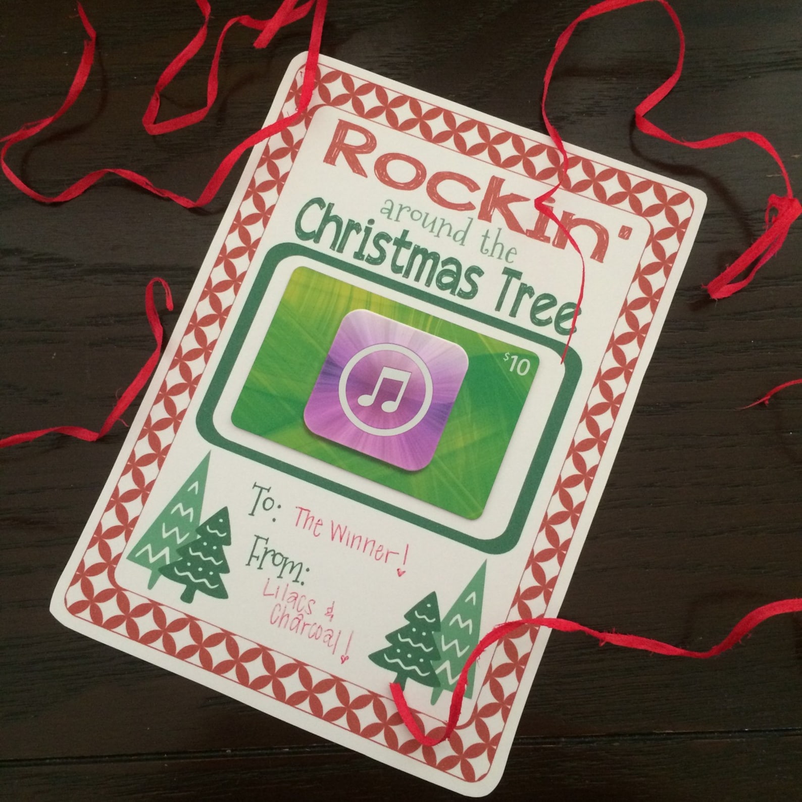 Rockin' Around the Christmas Tree Christmas Gift Tags and - Etsy