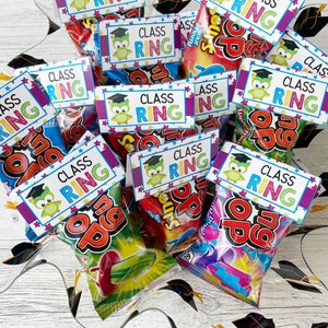 Class Rings Treat Topper Tag. Instant Digital Download Perfect for ...