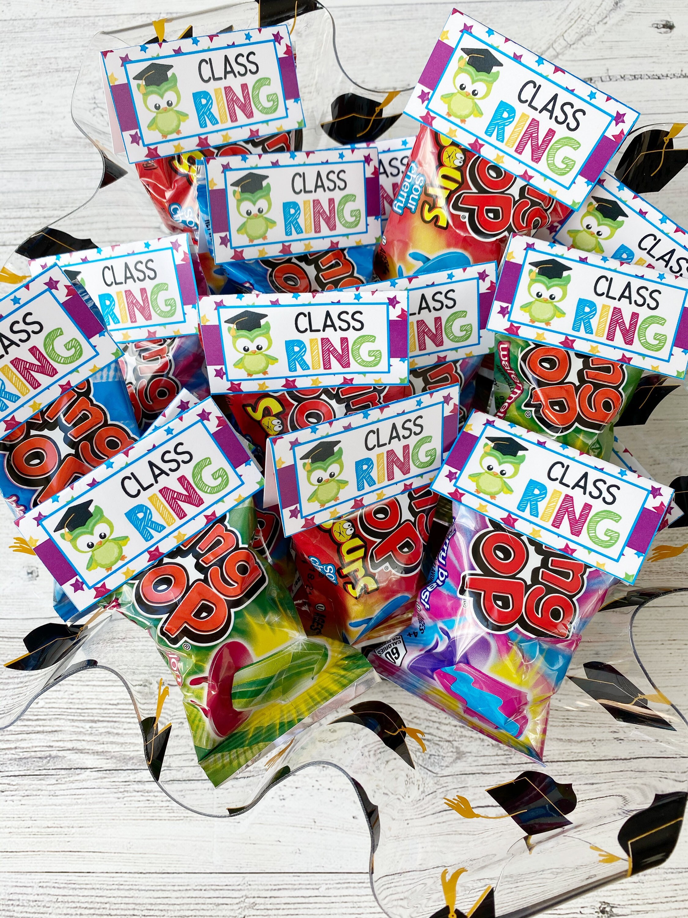 Class Rings Treat Topper Tag. Instant Digital Download Perfect for ...