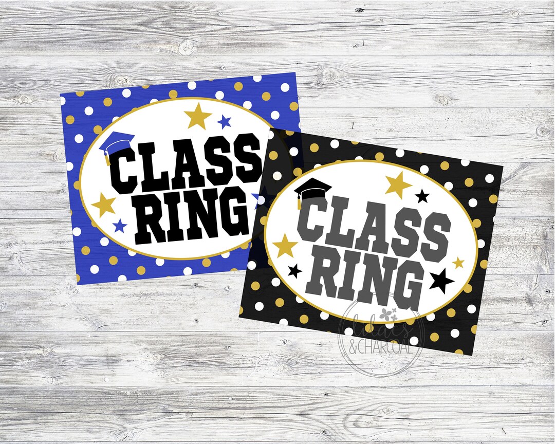 Printable Class Ring Graduation Tag. Graduation Candy Tag. Instant ...