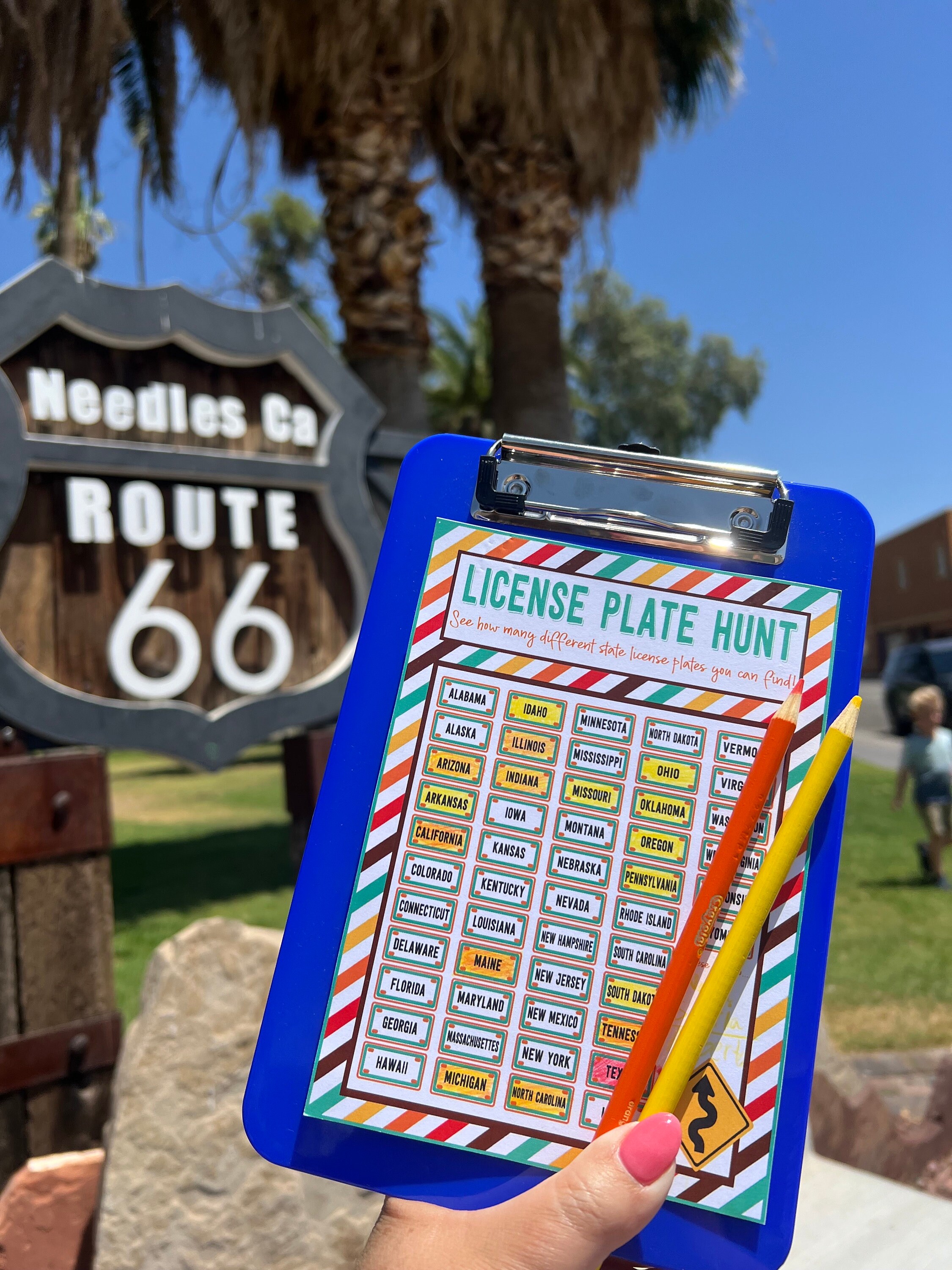 License Plate Hunt Road Trip Game. Printable Instant Digital Download ...