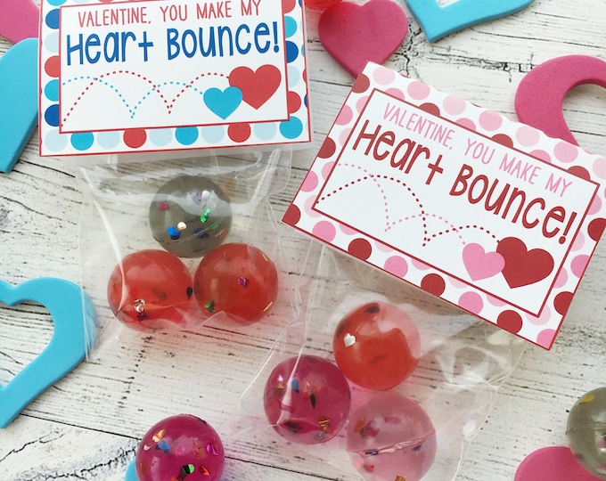 Printable Valentine You Make My Heart Burst! Valentine's Day Bag Topper ...