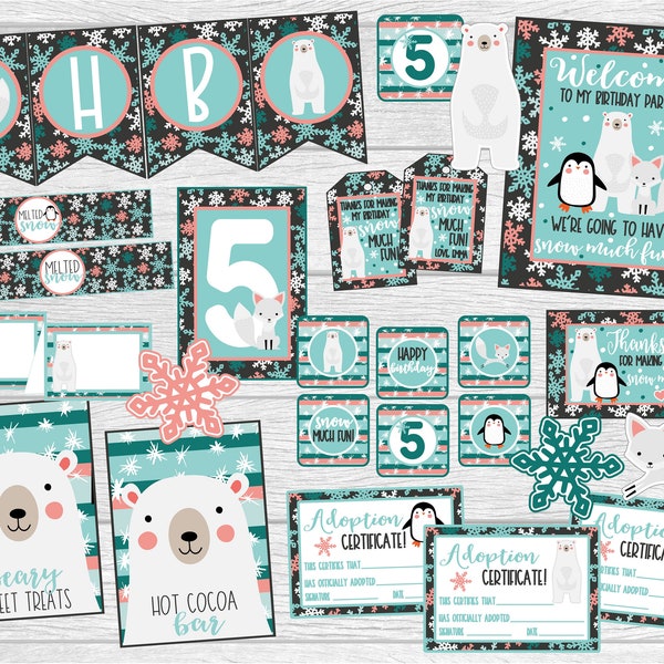 Polar Bear Banner - Etsy