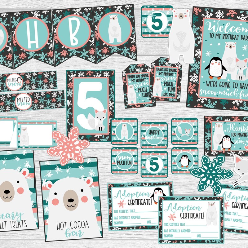 Polar Bear Banner - Etsy