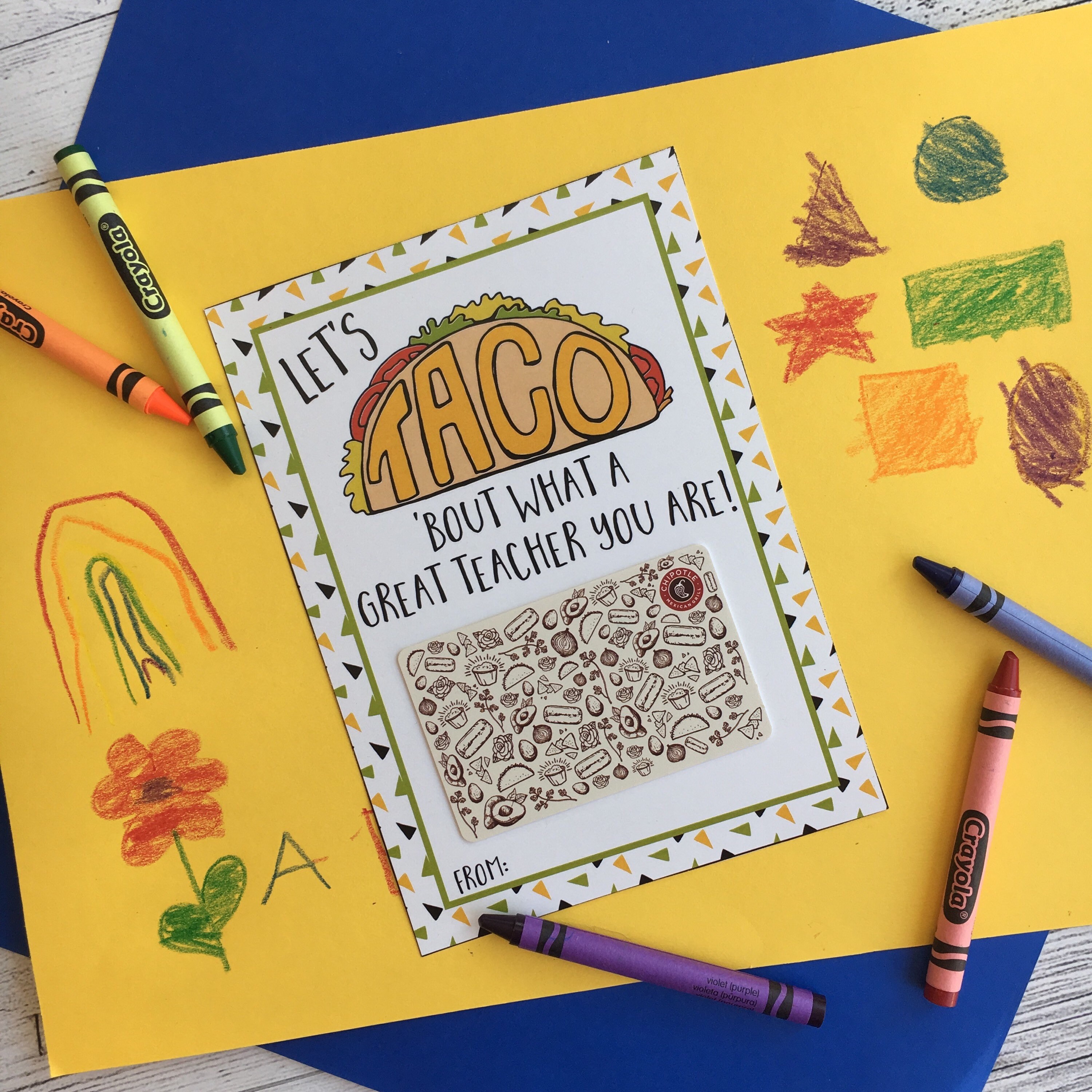 Let's Taco 'bout What A Great Teacher You Are Taco - Etsy