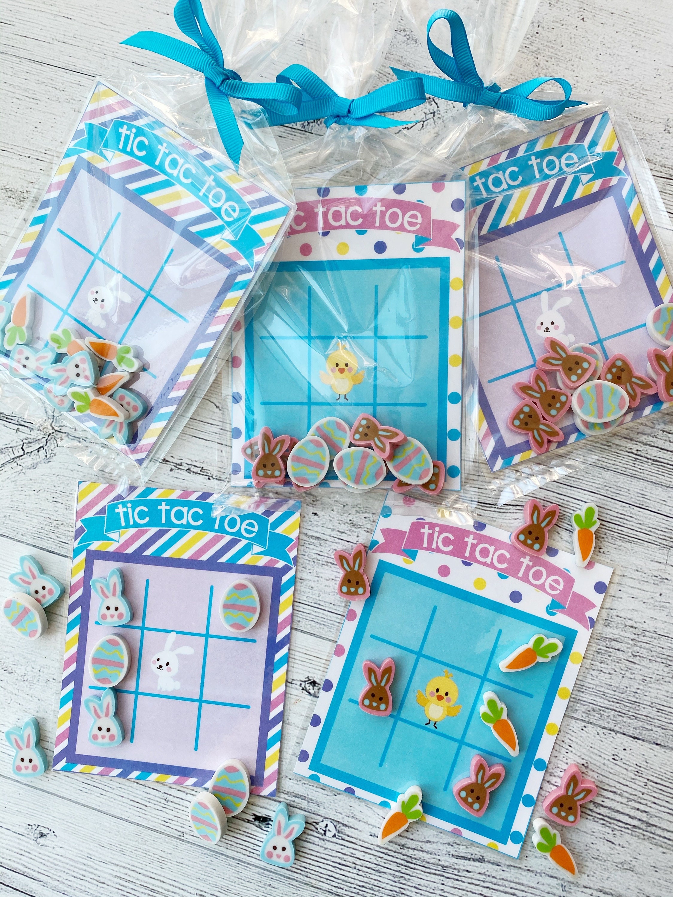 Easter Tic Tac Toe Game. Printable Tic Tac Toe Game for Easter Basket ...