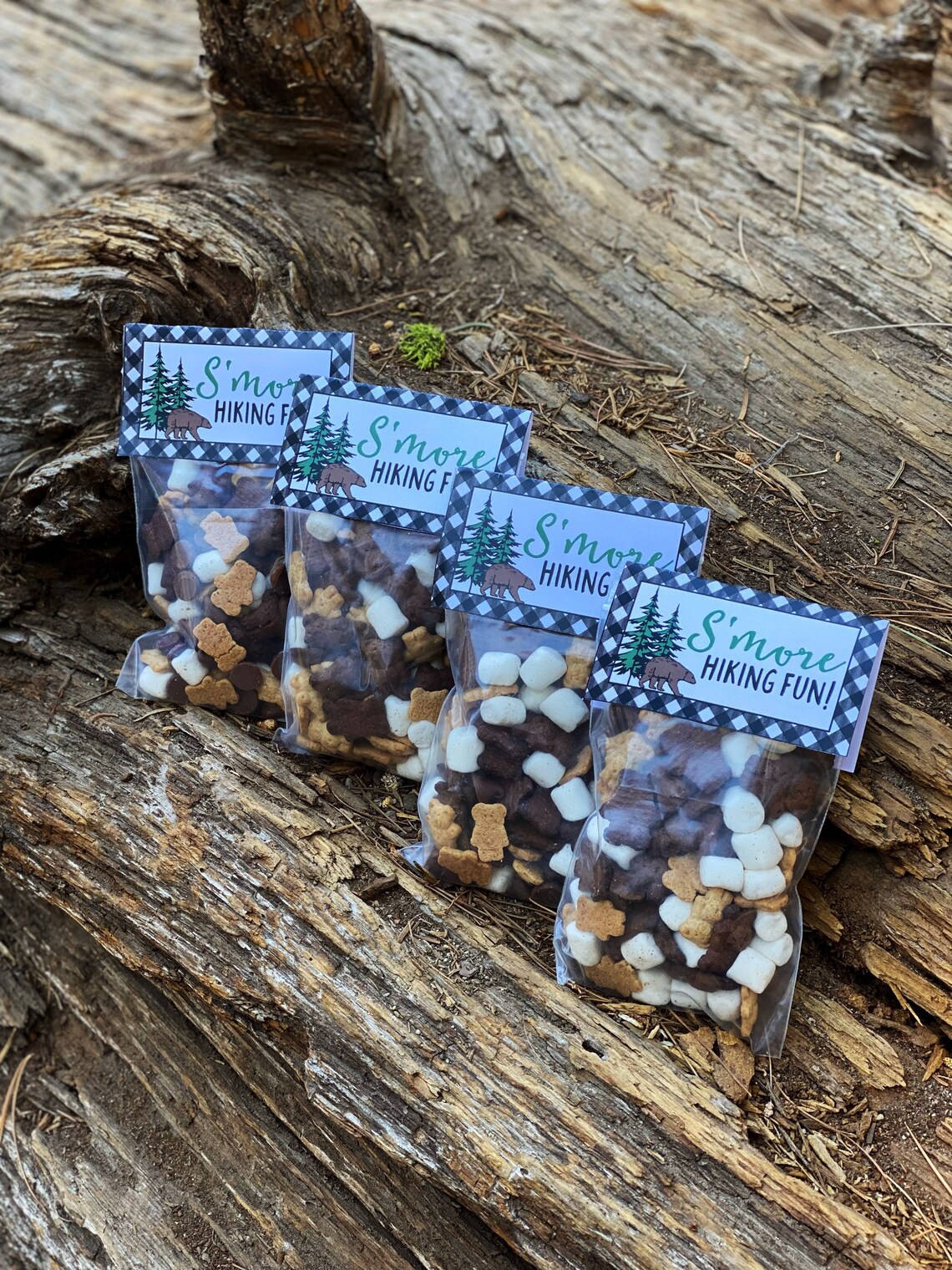 Printable S'mores Treat Bag Toppers. S'more Hiking - Etsy