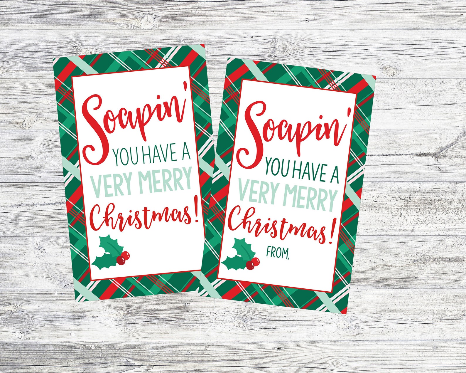 Soapin' You Have A Very Merry Christmas Printable - Etsy