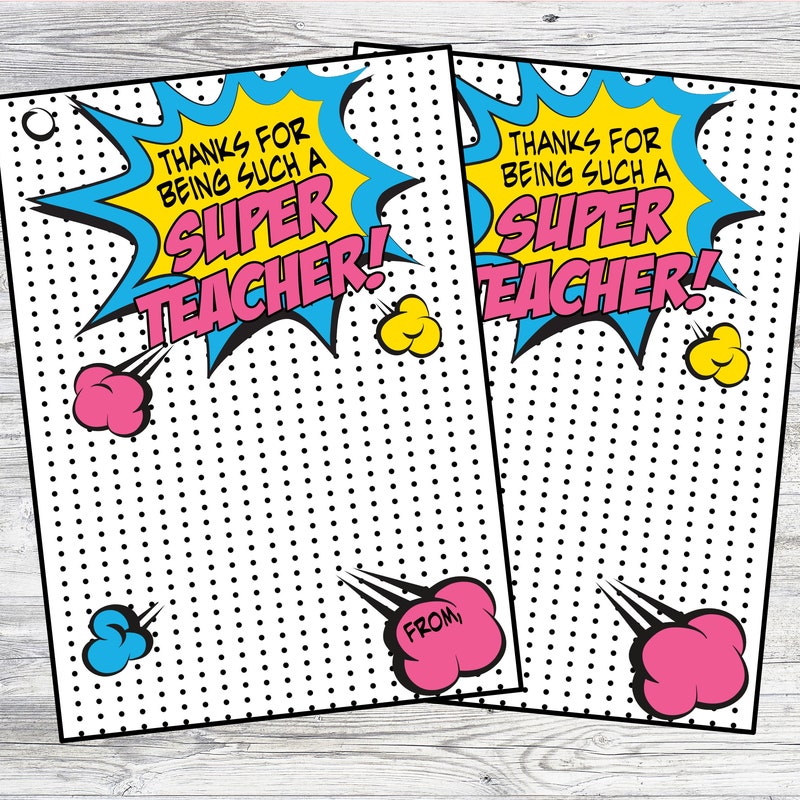 Teacher Appreciation Card - Etsy