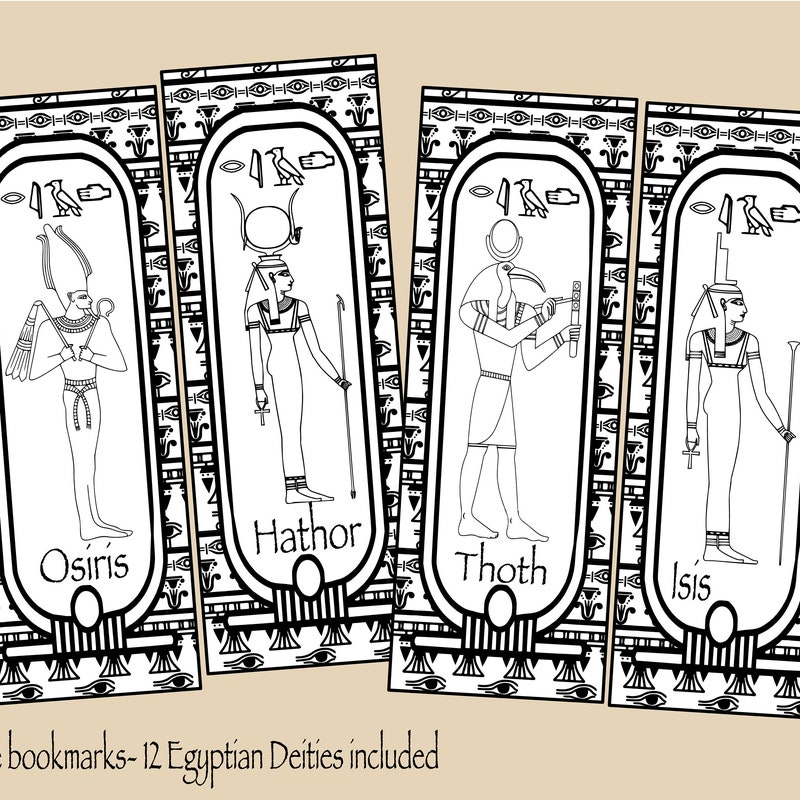 Egyptian Bookmark - Etsy