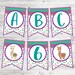 Alpaca Llama Party Banner. Printable Banner Package With Full Alphabet ...