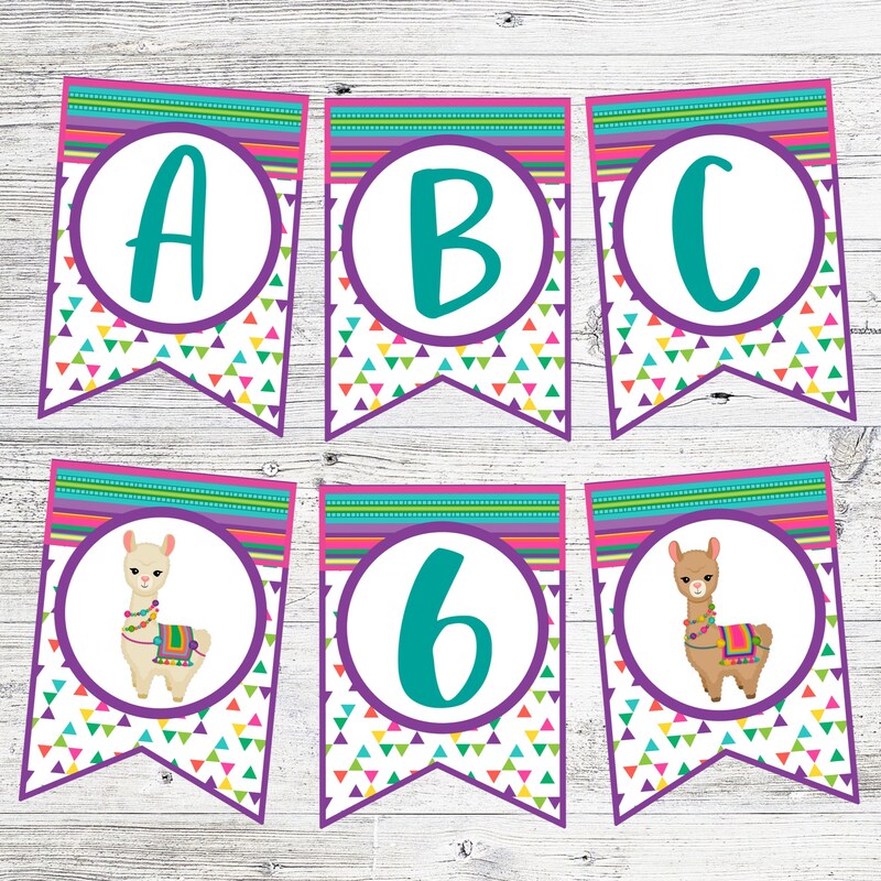 Llama Banner - Etsy