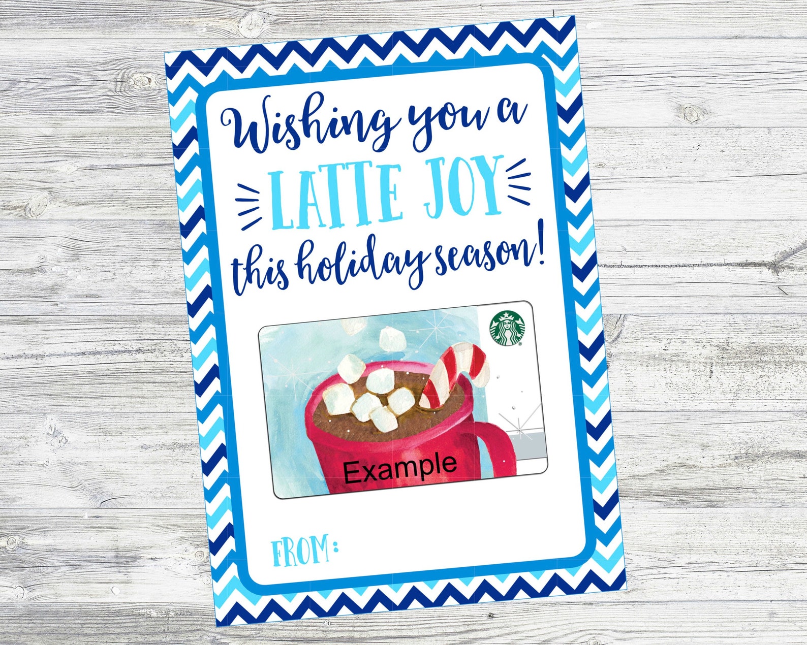 LATTE JOY Card. Wishing You A Latte Joy This Holiday Season. - Etsy