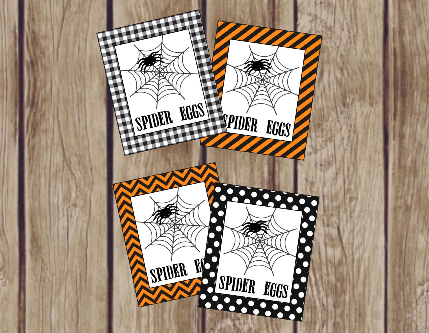 Printable Spider Eggs Halloween Tags & Bag Topper. Perfect for ...