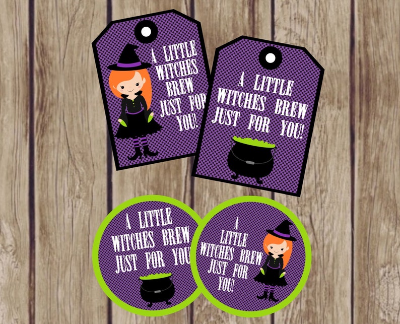 A Little Witches Brew Just for You Halloween Tags. Perfect - Etsy