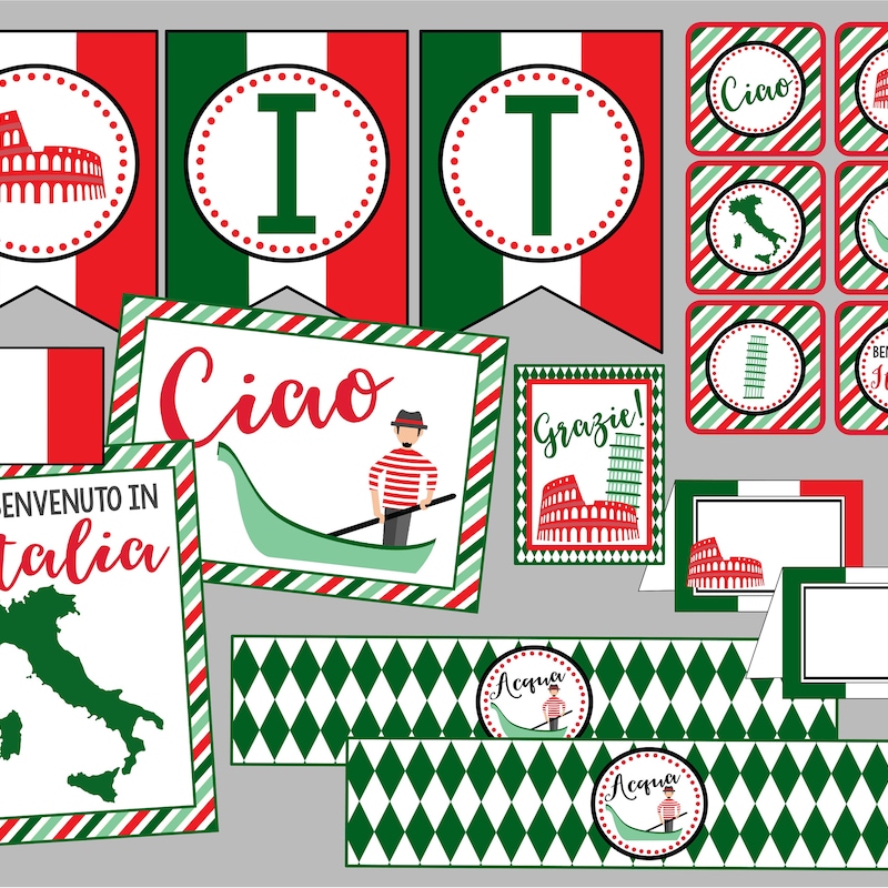 Italian Themed Craft Kit - Etsy