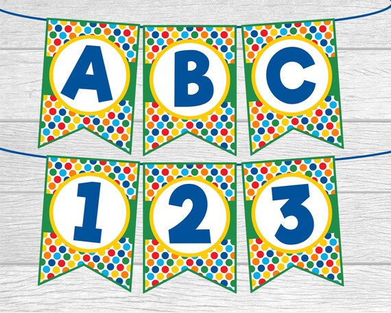 Printable Happy Birthday Party or Classroom Banner. Printable | Etsy