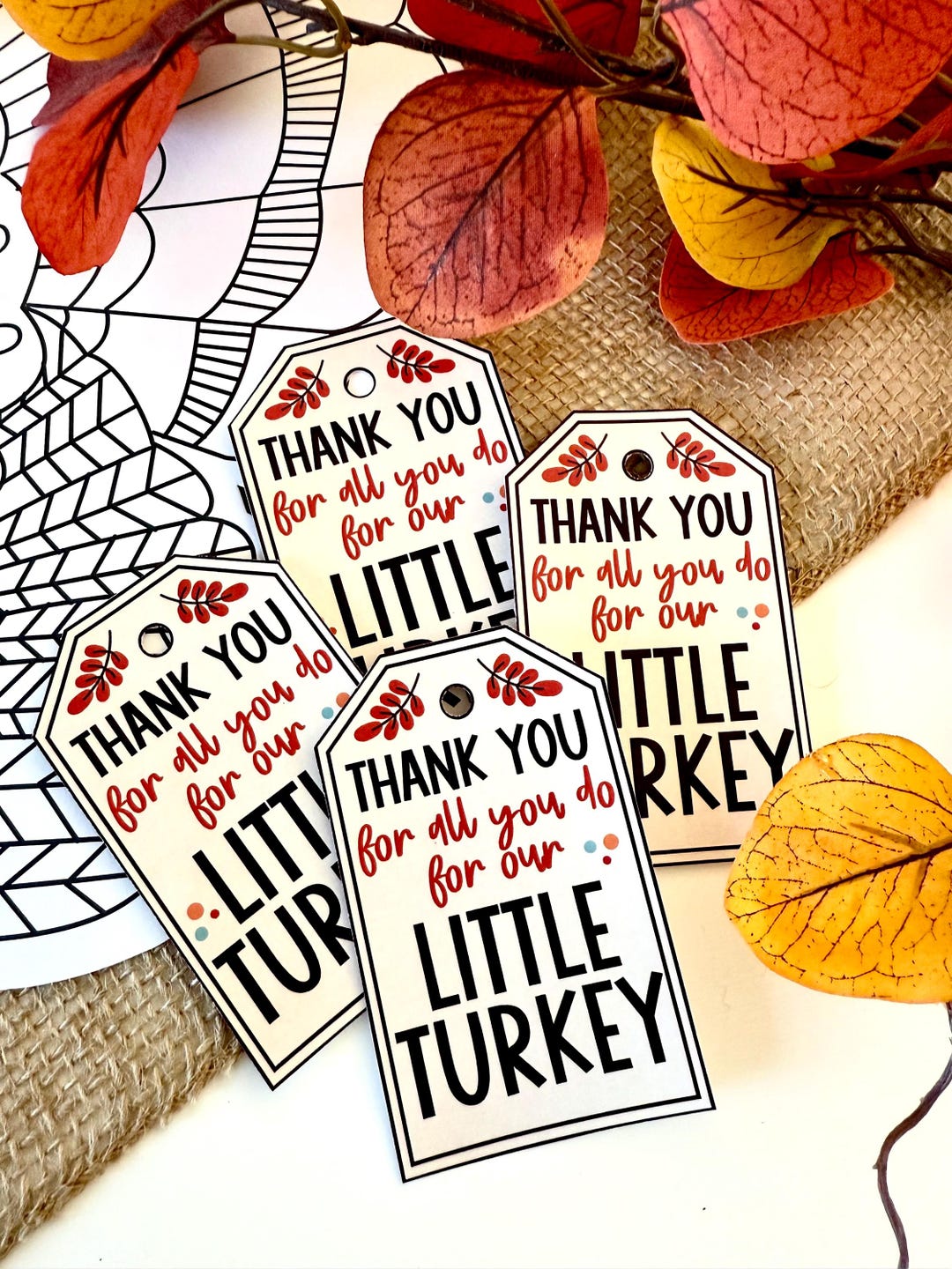 Printable Thanksgiving Teacher Gift Tags. Thanks for All You Do for Our ...