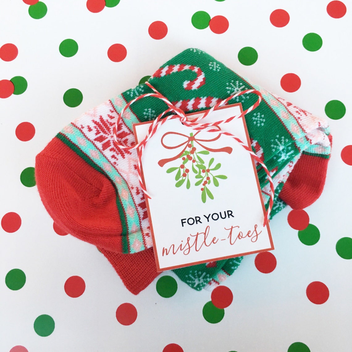 For Your Mistle-toes Christmas Gift Tags. Instant Digital - Etsy