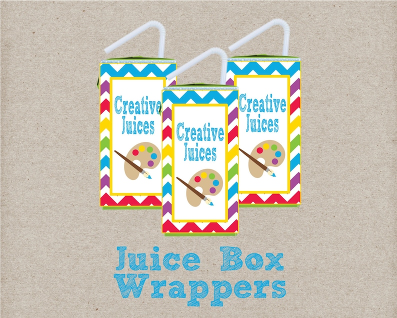 Creative Juices Juice Box Wrappers. Instant Digital Download. Perfect ...